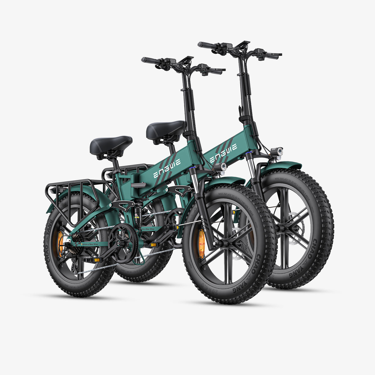 Engwe Engine Pro 2.0 Combo: Fat Tire Folding E-bikes – Engwe USA Official